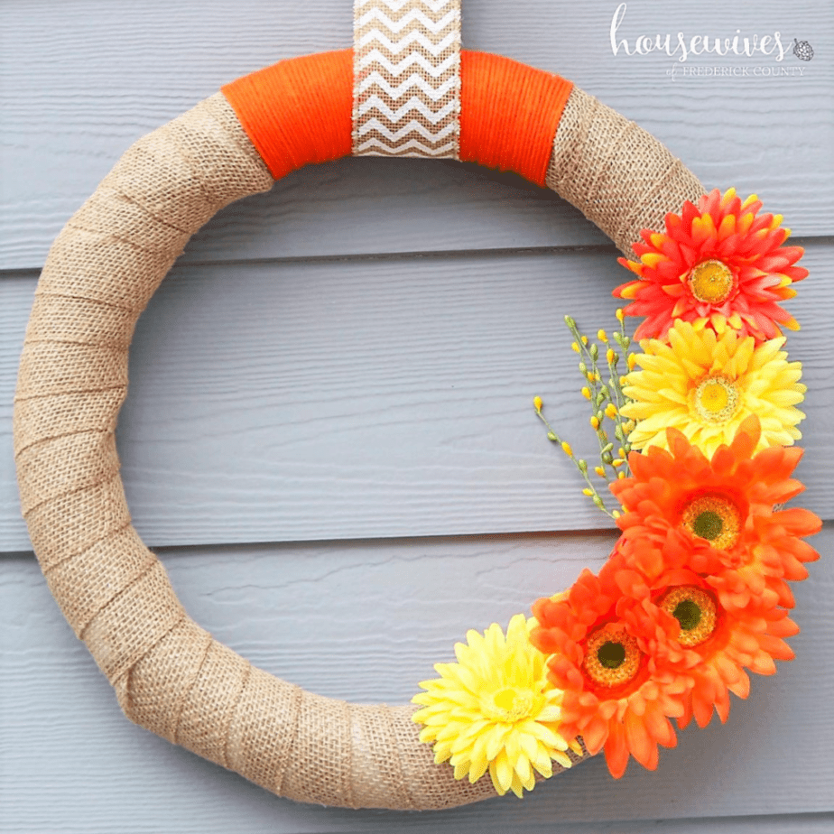 Easy DIY Spring Wreath Idea - Housewives of Frederick County