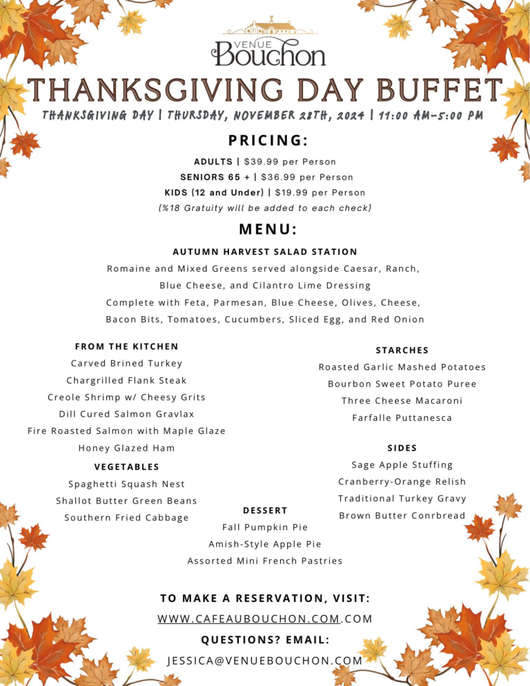 Thanksgiving Dinner in Frederick MD & Nearby (2024) - Housewives of ...