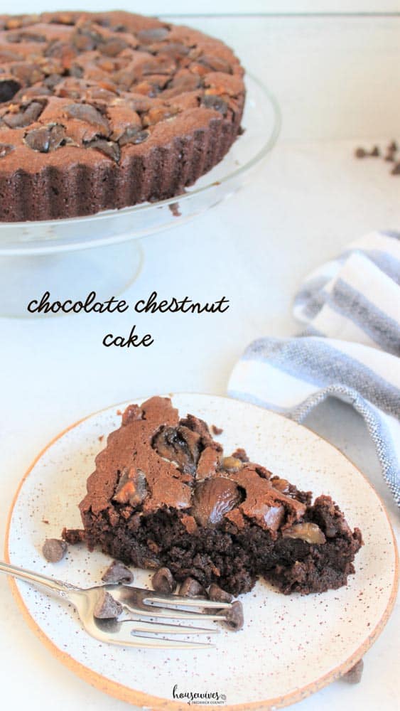 Chocolate Chestnut Cake Recipe - Housewives of Frederick County