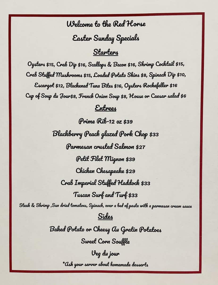 Where To Get Easter Dinner in Frederick Md (2024) - Housewives of ...
